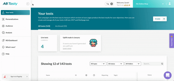 Dürfen wir vorstellen: AB Tasty's neue Navigation - abtasty