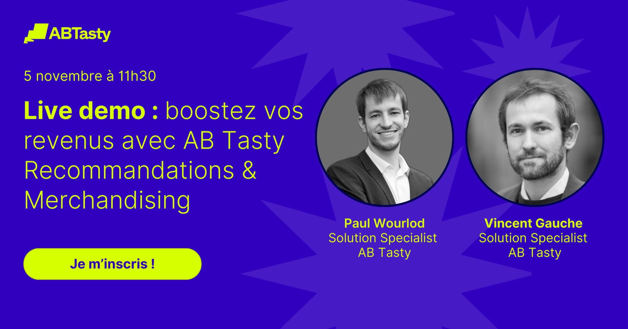 Live Demo : AB Tasty Recommandations & Merchandising